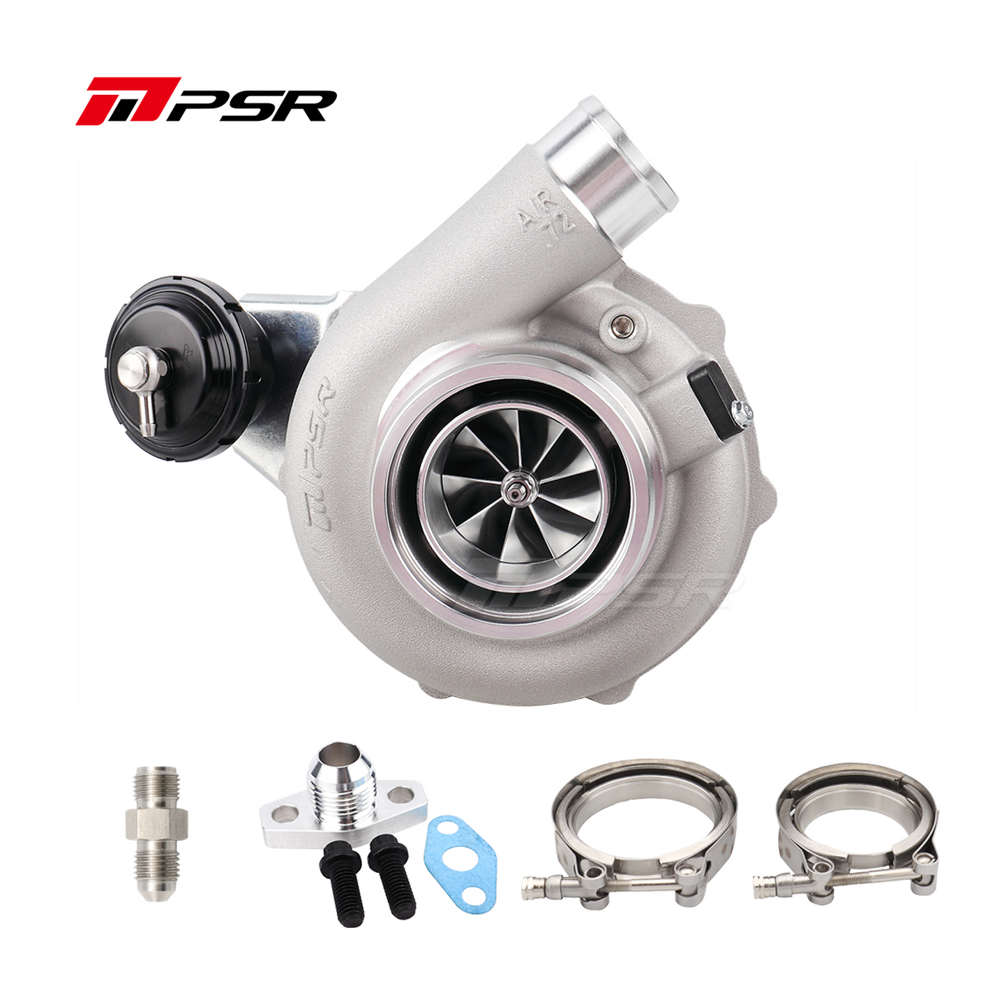 PSR Forward Rotation 5455G 3" Dual Ball Bearing Turbocharger HP Rating – Pulsar Turbo Systems ...